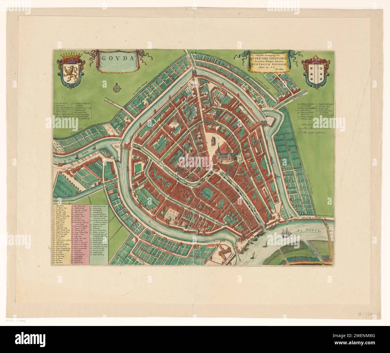 Map of gouda hi-res stock photography and images - Alamy