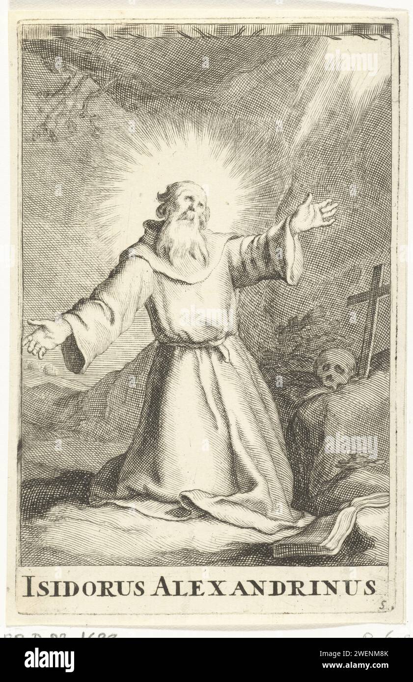 Holy Isidorus of Alexandria, Frederick Bloemaert, after Abraham ...