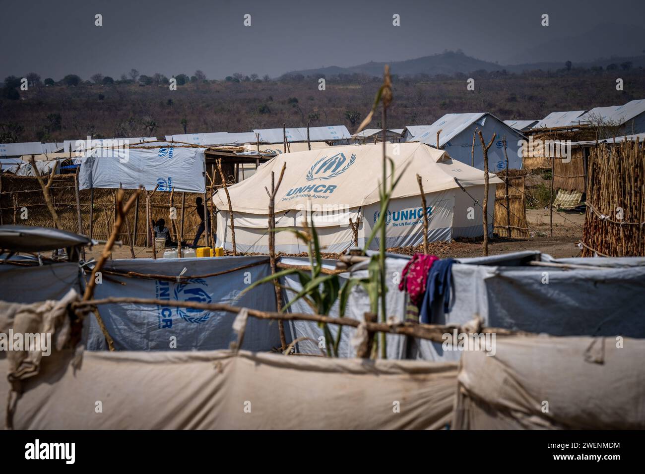 Juba, South Sudan. 26th Jan, 2024. The Gorom refugee settlement during ...