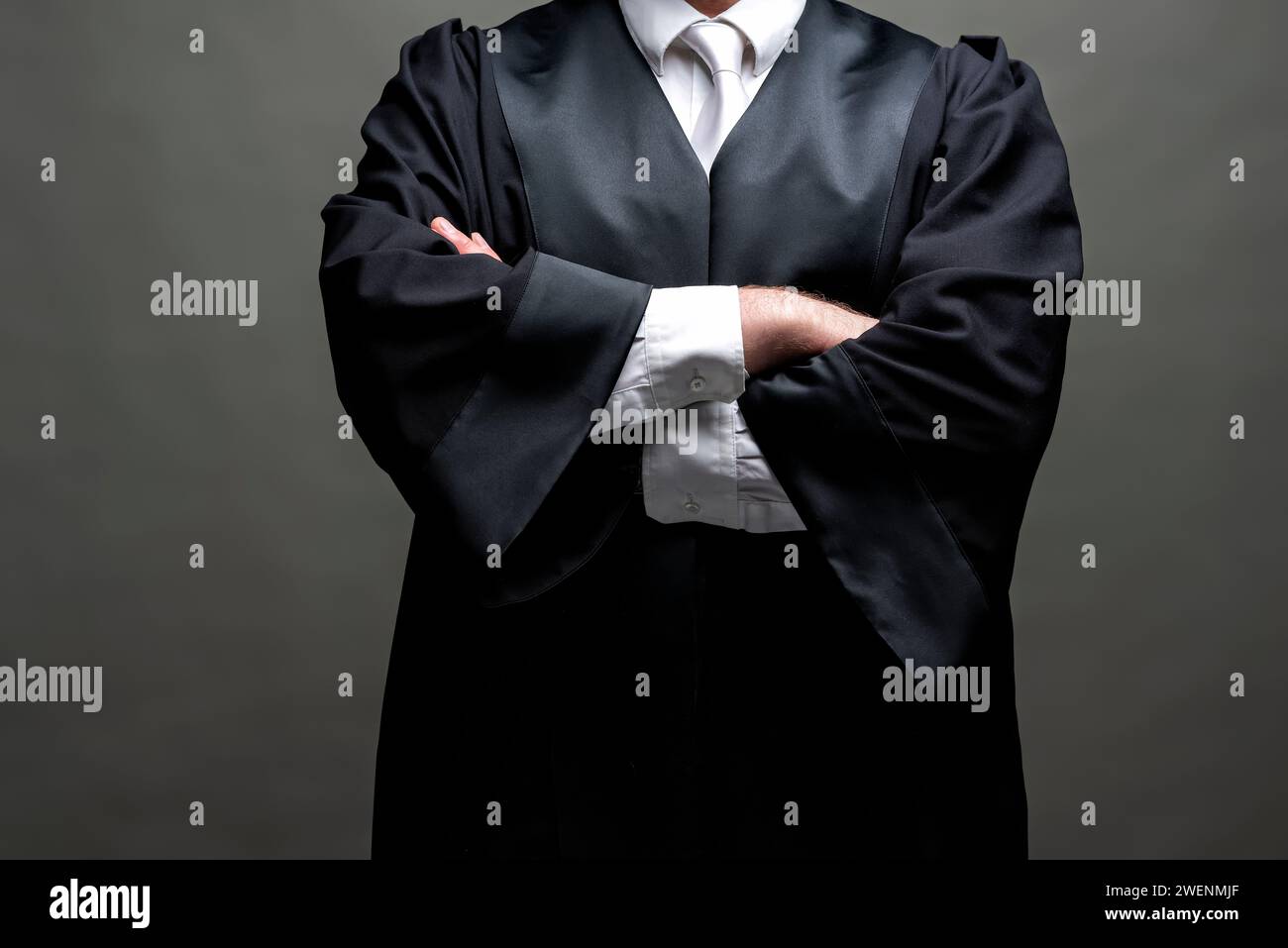 Lawyers robe hi-res stock photography and images - Alamy