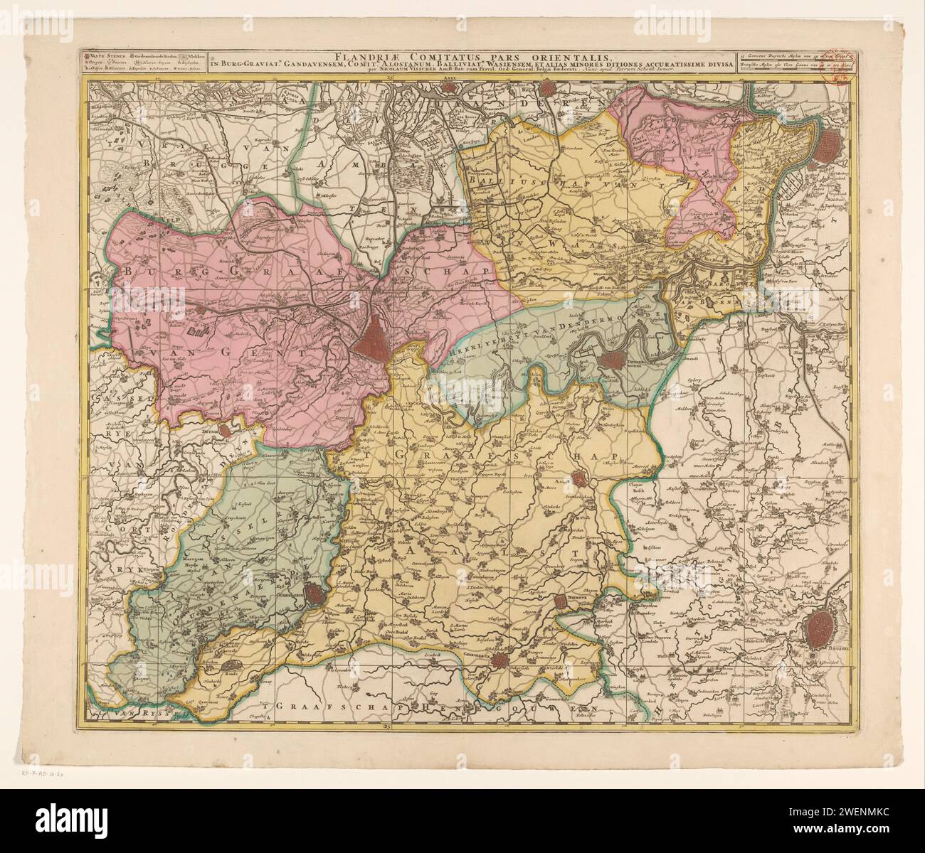 Northern Renaissance Map Flanders