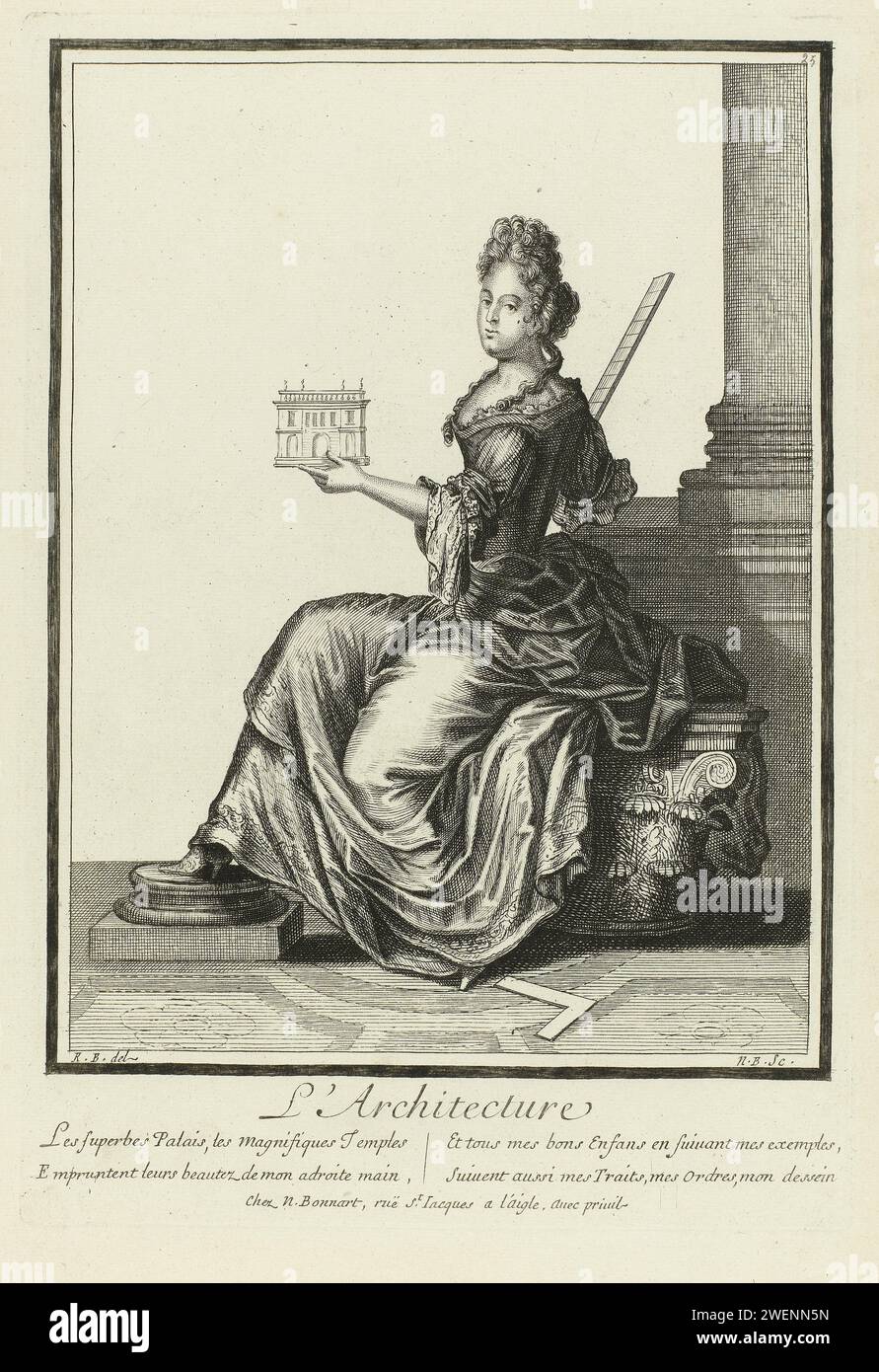 Architecture, 1647 - 1718 print paper etching / engraving 'Architectura ...