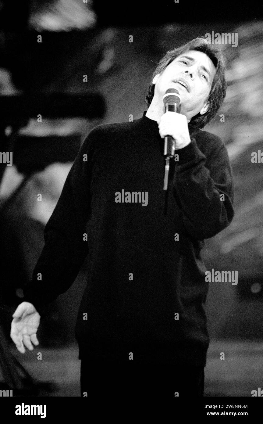 Milan Italy 1999-04-01: Nino D’Angelo, Italian singer, during the ...
