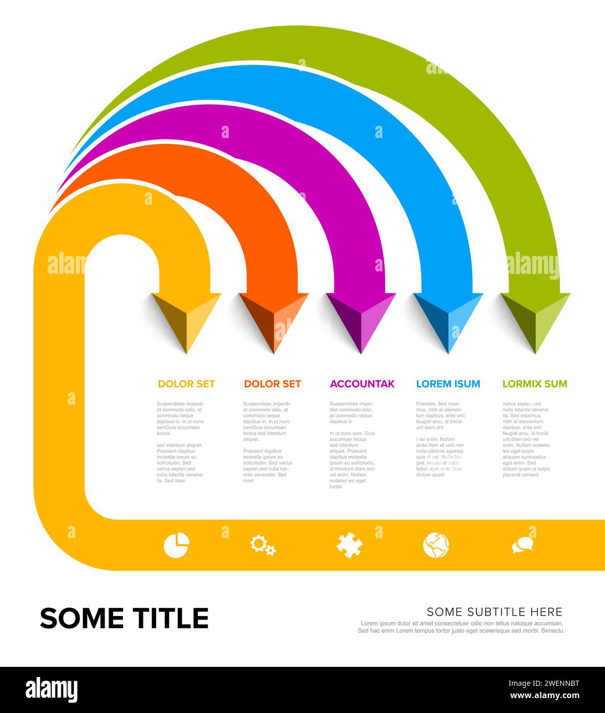 Rainbow sequence Stock Vector Images - Alamy