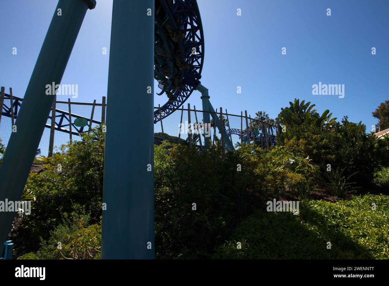 Rollercoaster safety hi-res stock photography and images - Alamy