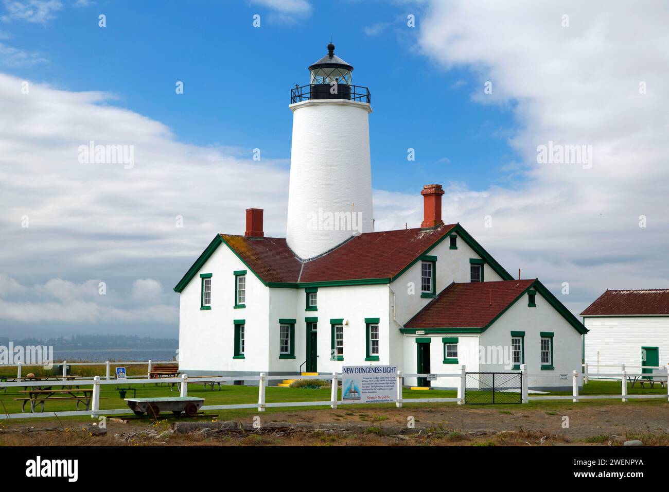 Dungeness Lighthouse, Dungeness National Wildlife Refuge, Washington ...