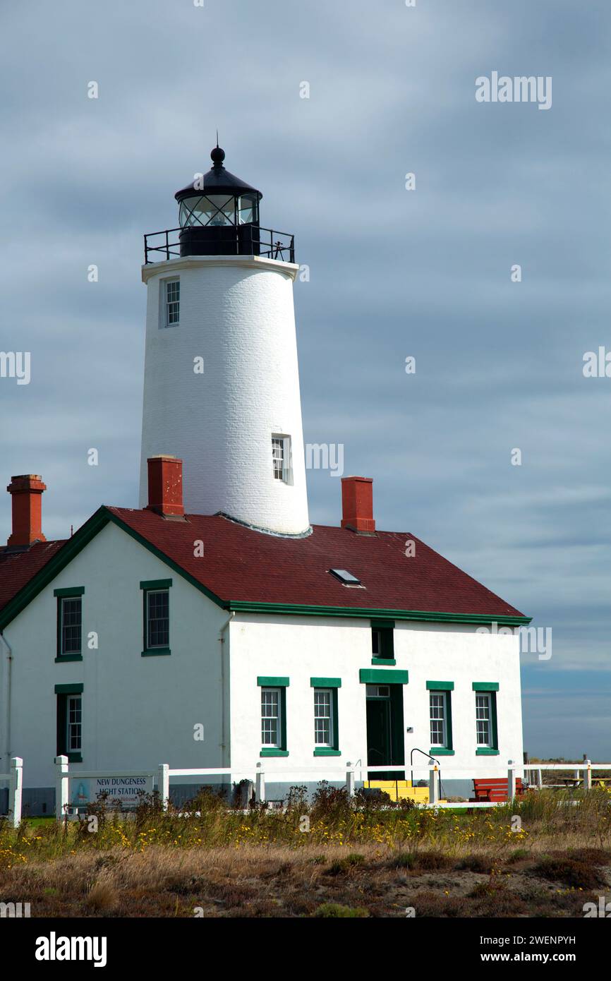 Dungeness Lighthouse, Dungeness National Wildlife Refuge, Washington ...