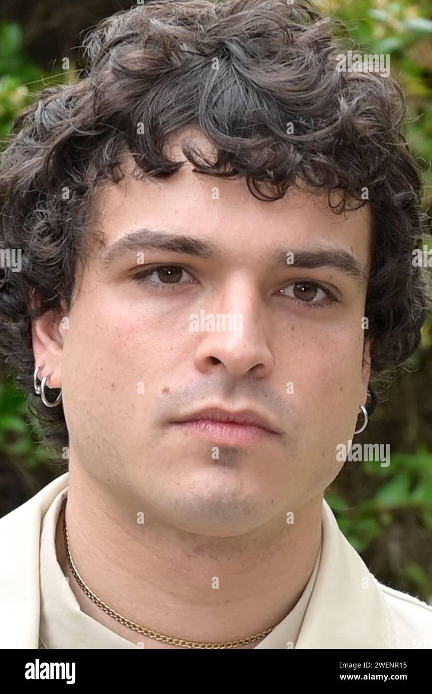 Rome, Italy. 26th Jan, 2024. Leo Gassmann attends the photocall of Rai ...