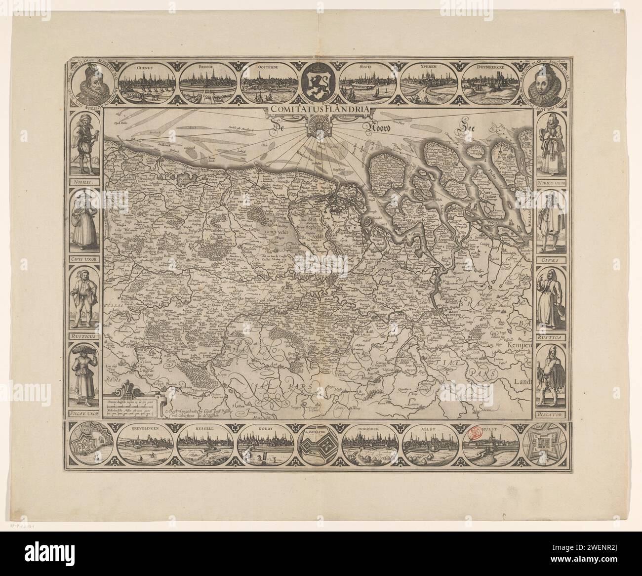 Northern Renaissance Map Flanders