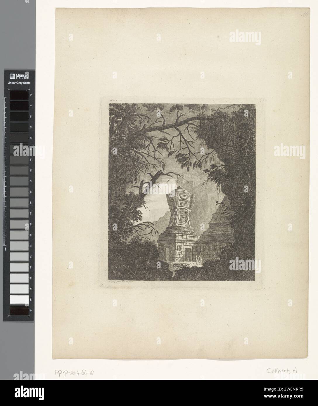 Tomb with grotesque vase, 1767 - 1770 print Tomb crowned with a ...