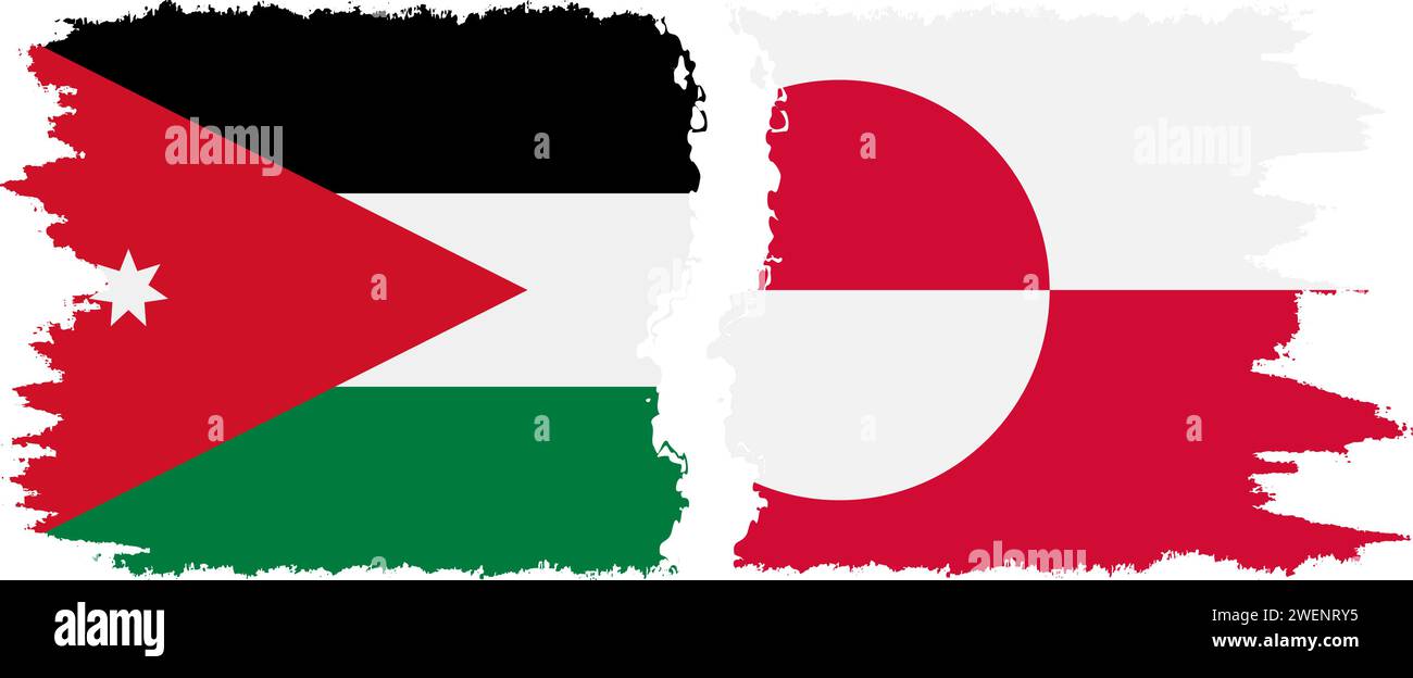 Greenland jordan flag hi-res stock photography and images - Alamy