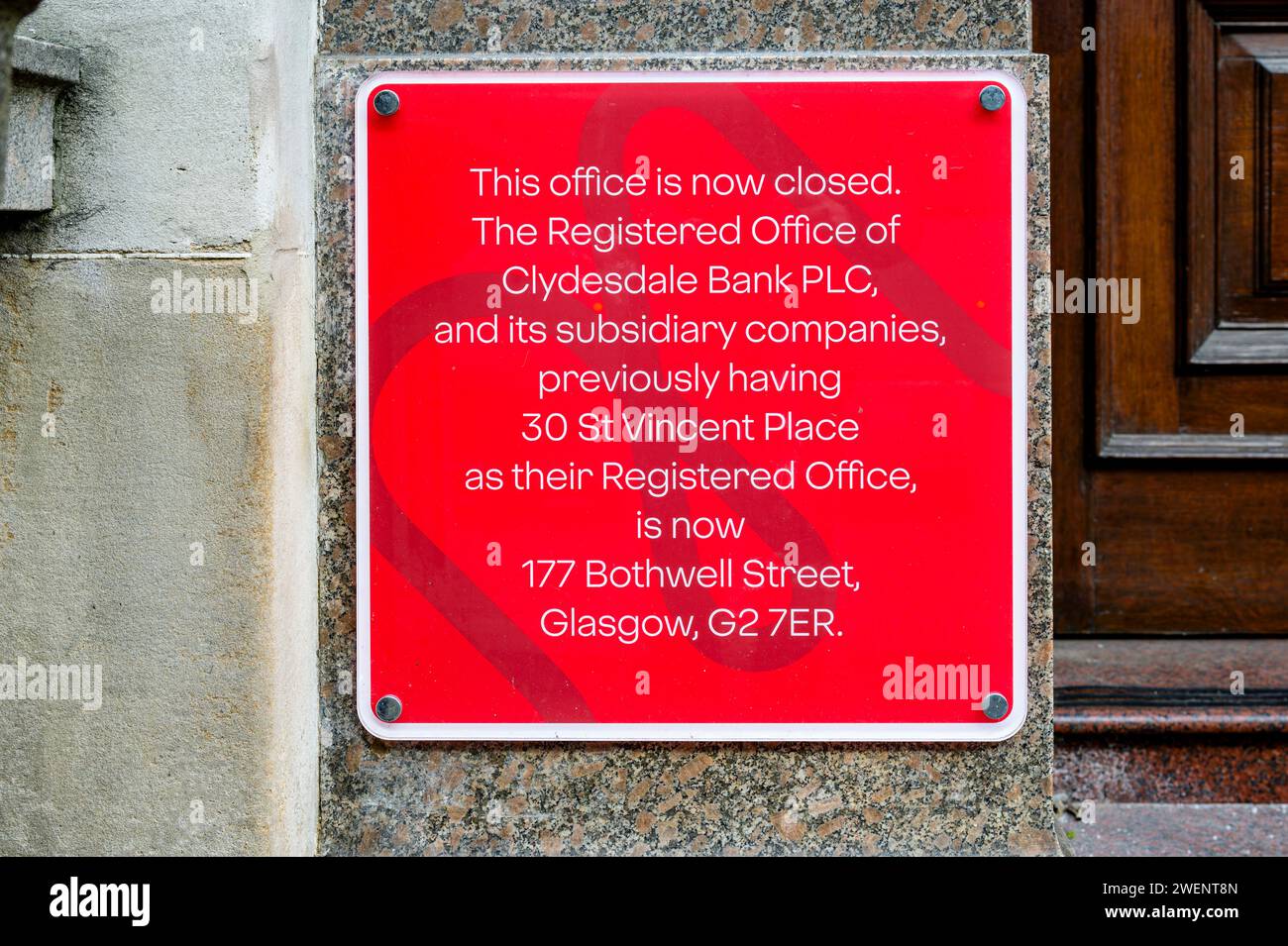 Closed registered office offices hi-res stock photography and images ...