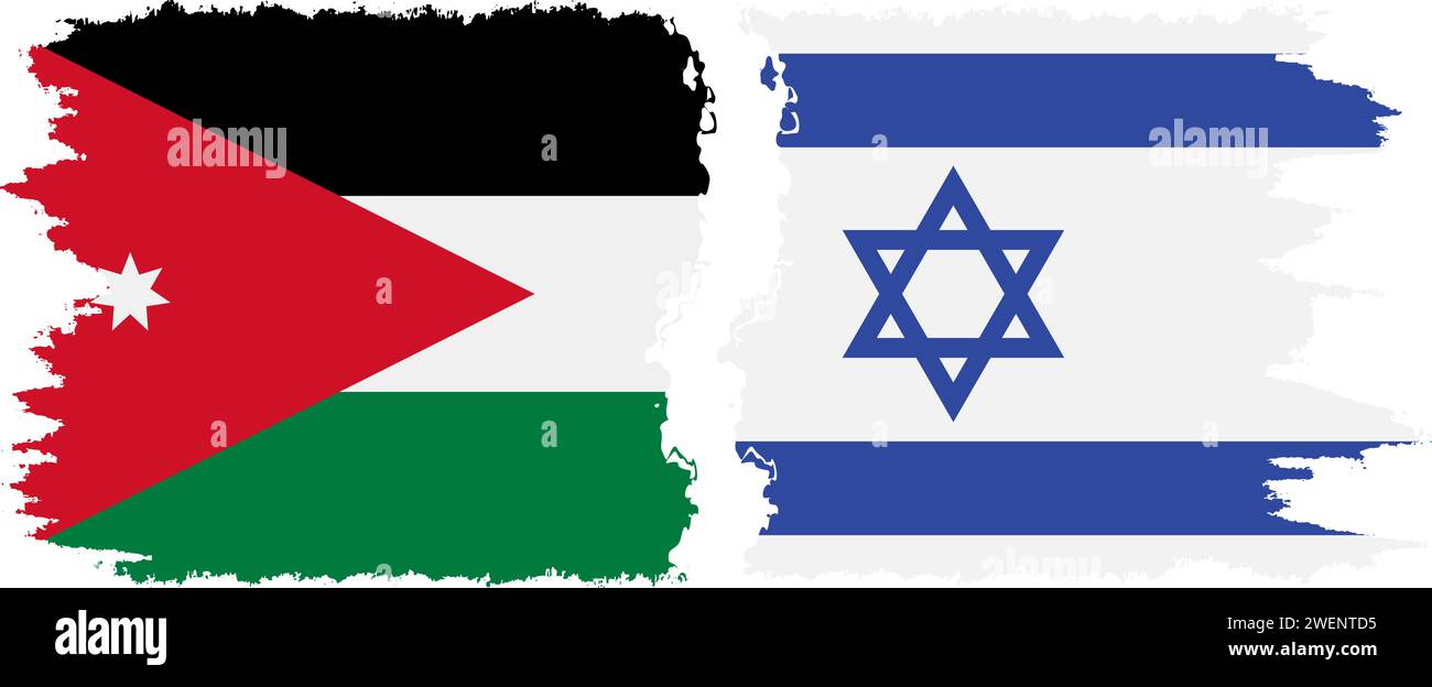 Jordan israel conflict Stock Vector Images - Alamy