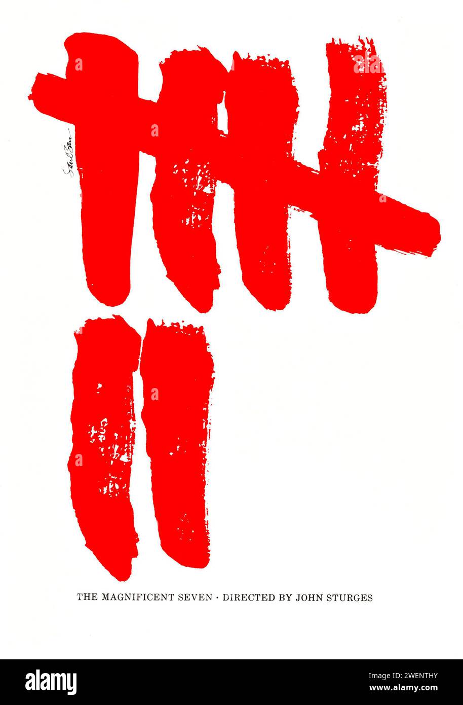 The magnificent seven poster hi-res stock photography and images - Alamy