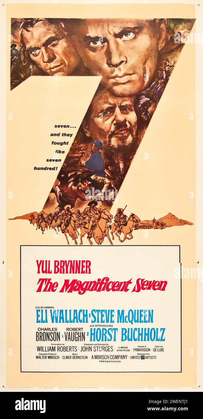 The magnificent seven poster hi-res stock photography and images - Alamy