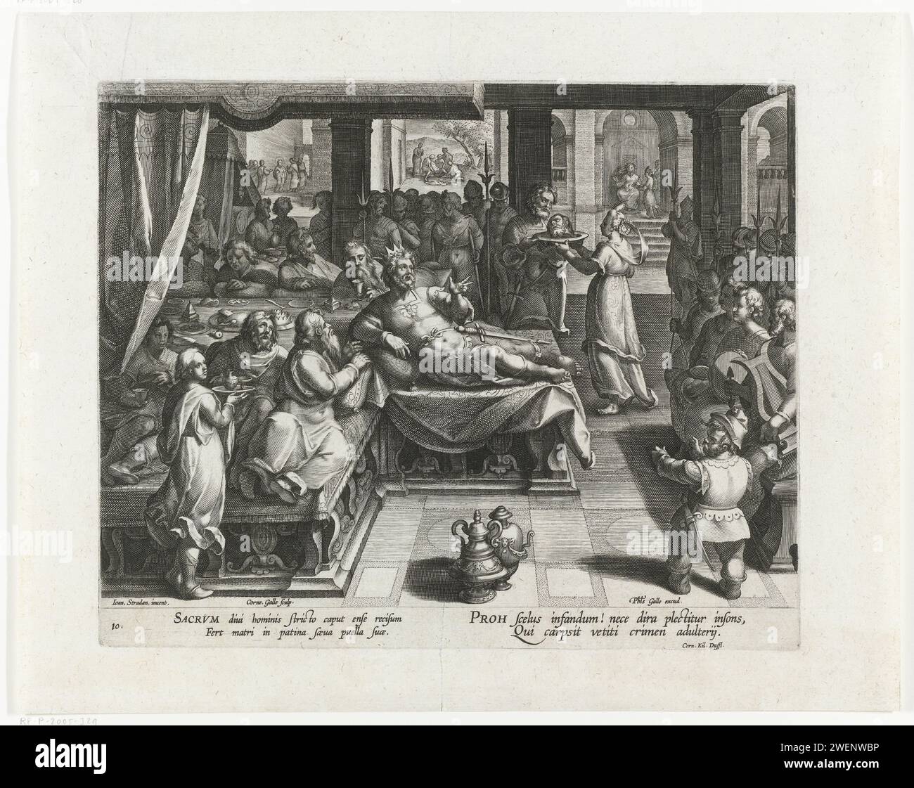 The head of John the Baptist is brought to Herod, after 1595 - c. 1612 ...