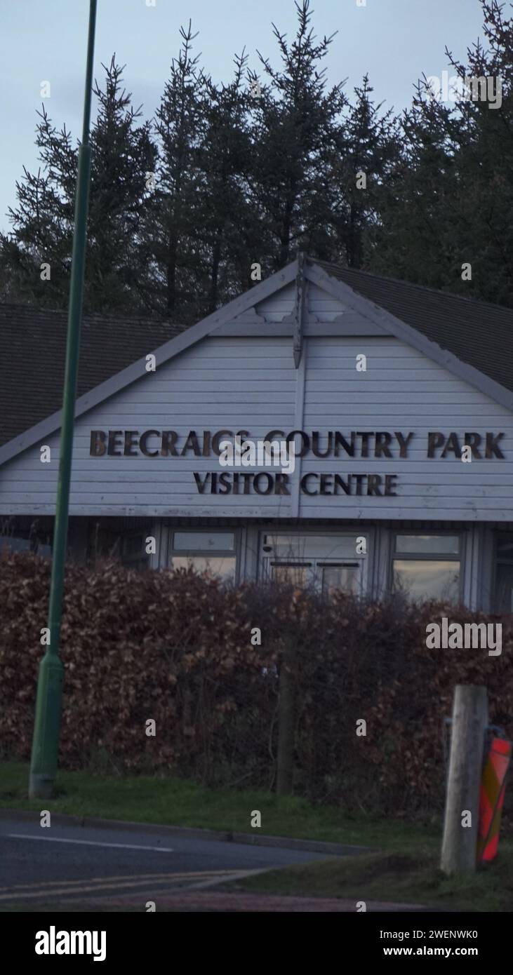 Beecraigs Visitor centre Stock Photo - Alamy