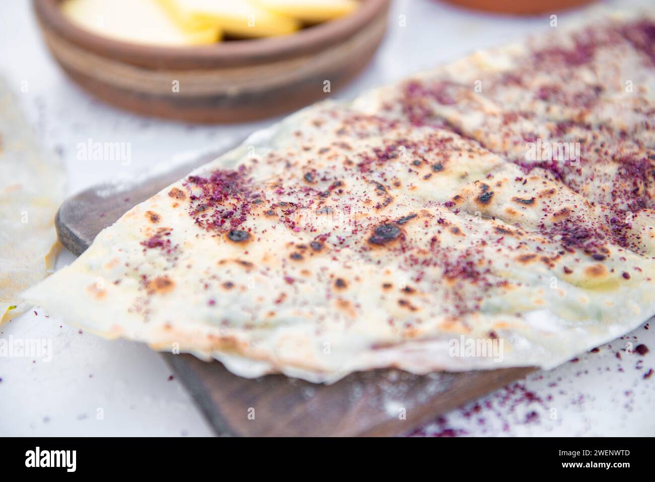 Delicious grilled, wrapped pita, taco, street, fast foos, appetizer ...