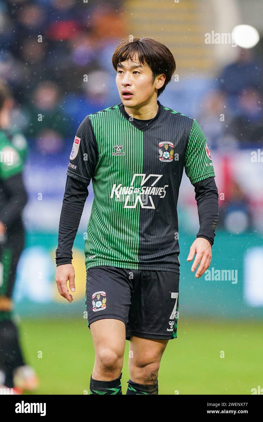 Coventry City midfielder Tatsuhiro Sakamoto (7) during the Sheffield ...