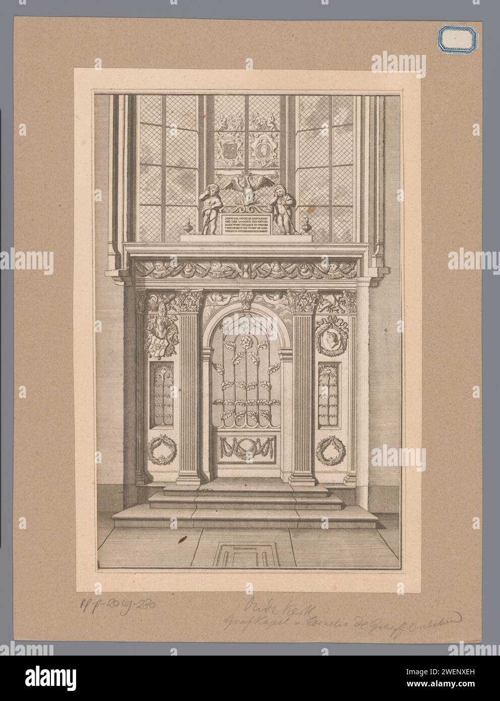 Burial monument for Cornelis de Graeff in the Oude Kerk in Amsterdam ...