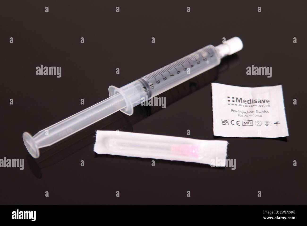 Spore Syringe for Mycology - mushroom spores suspended in distilled and ...