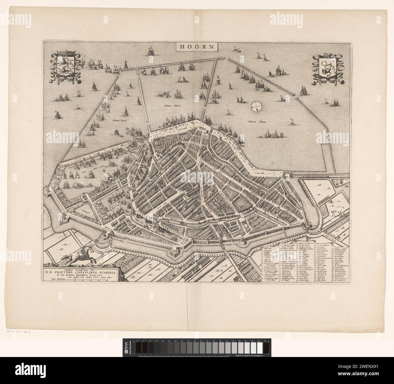 A map of hoorn hi-res stock photography and images - Alamy