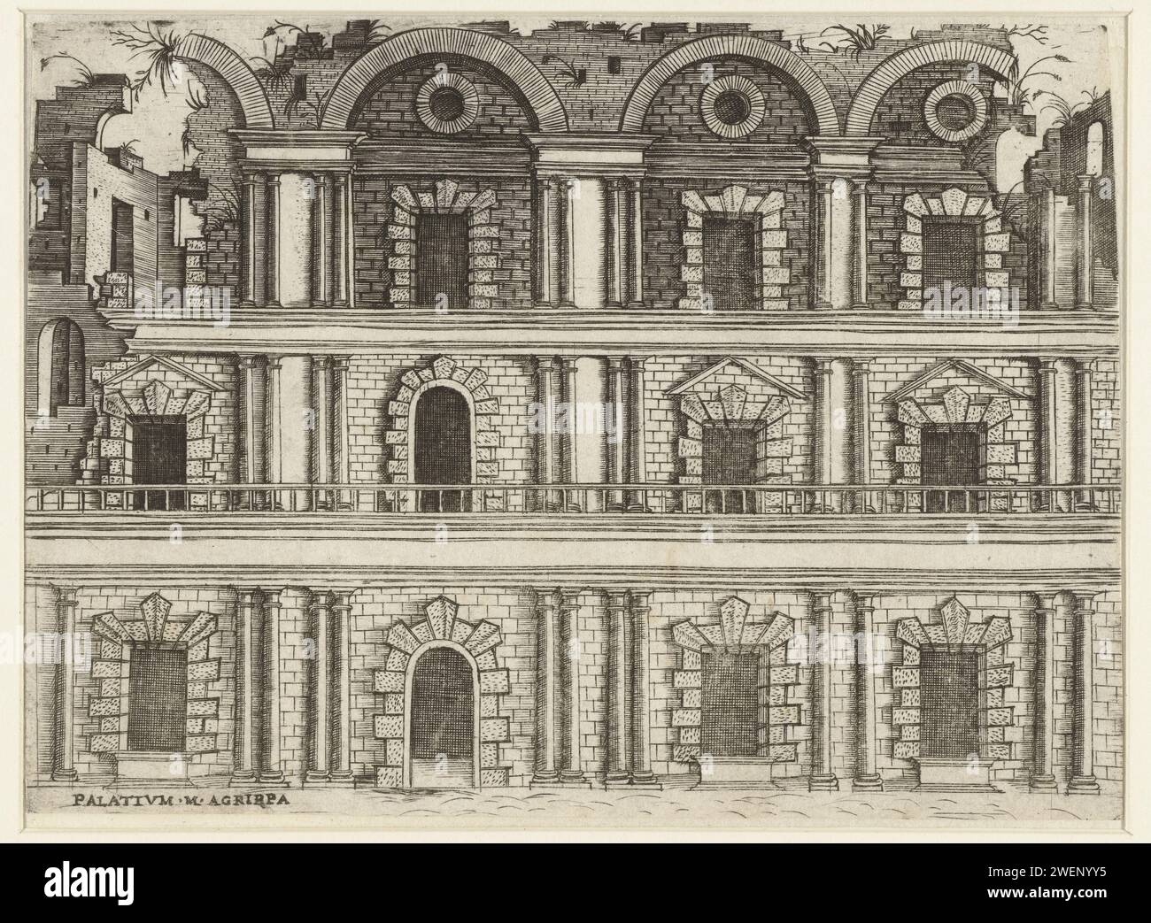 Expanded Classic Palace, Anonymous, After Jacques Androuet, 1500 - 1549 ...