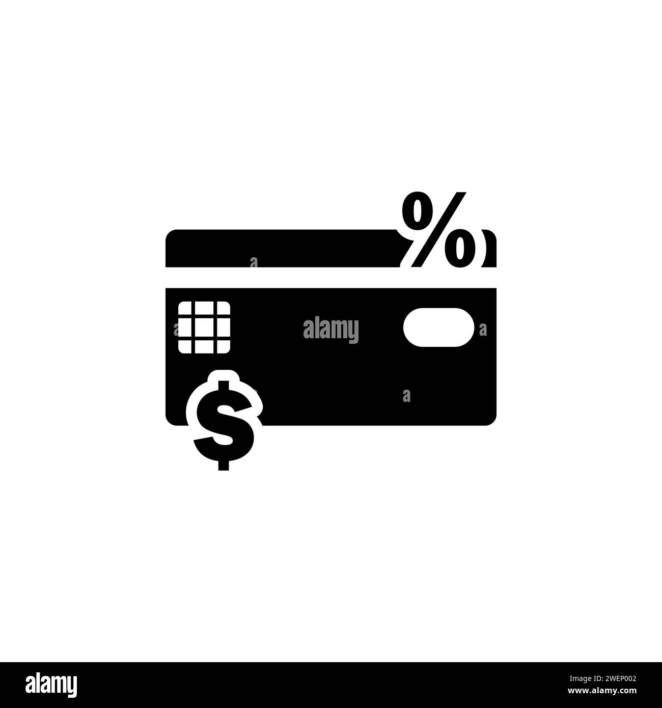 Credit Debit Card International flat vector icon. Simple solid symbol ...