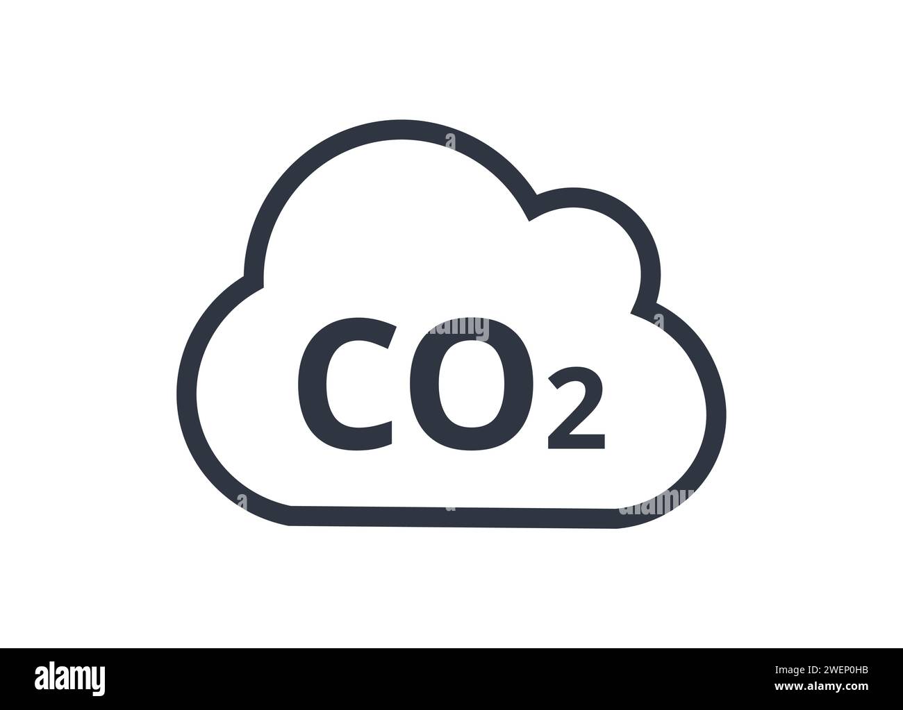 Carbon Footprint Symbol. Concept of Renewable Energy Stock Vector Image ...