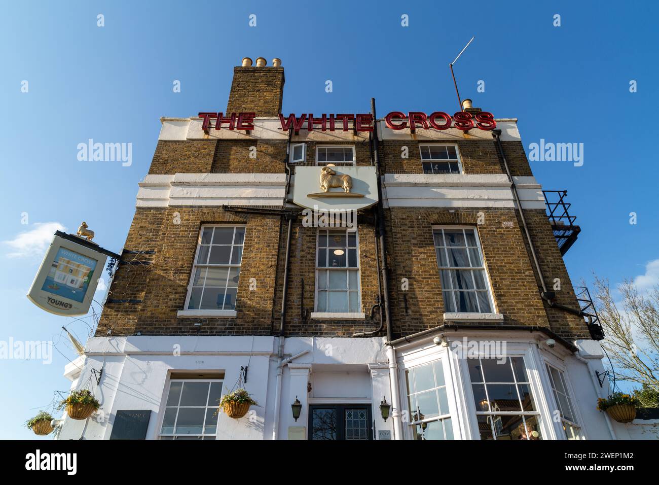 The White Cross, Richmond Stock Photo - Alamy