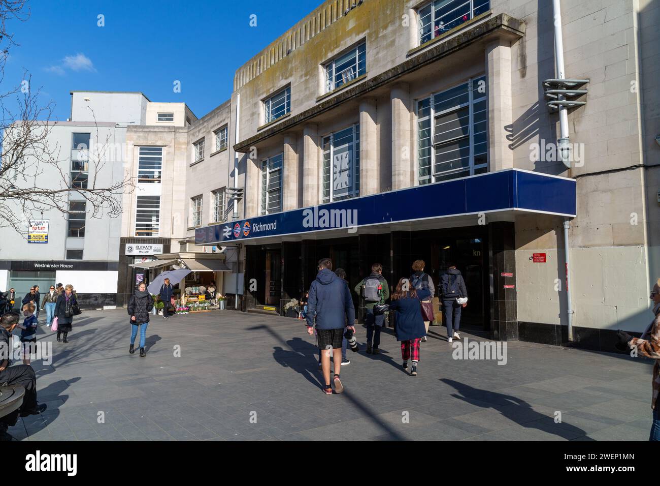 Richmond Underground station Stock Photo - Alamy