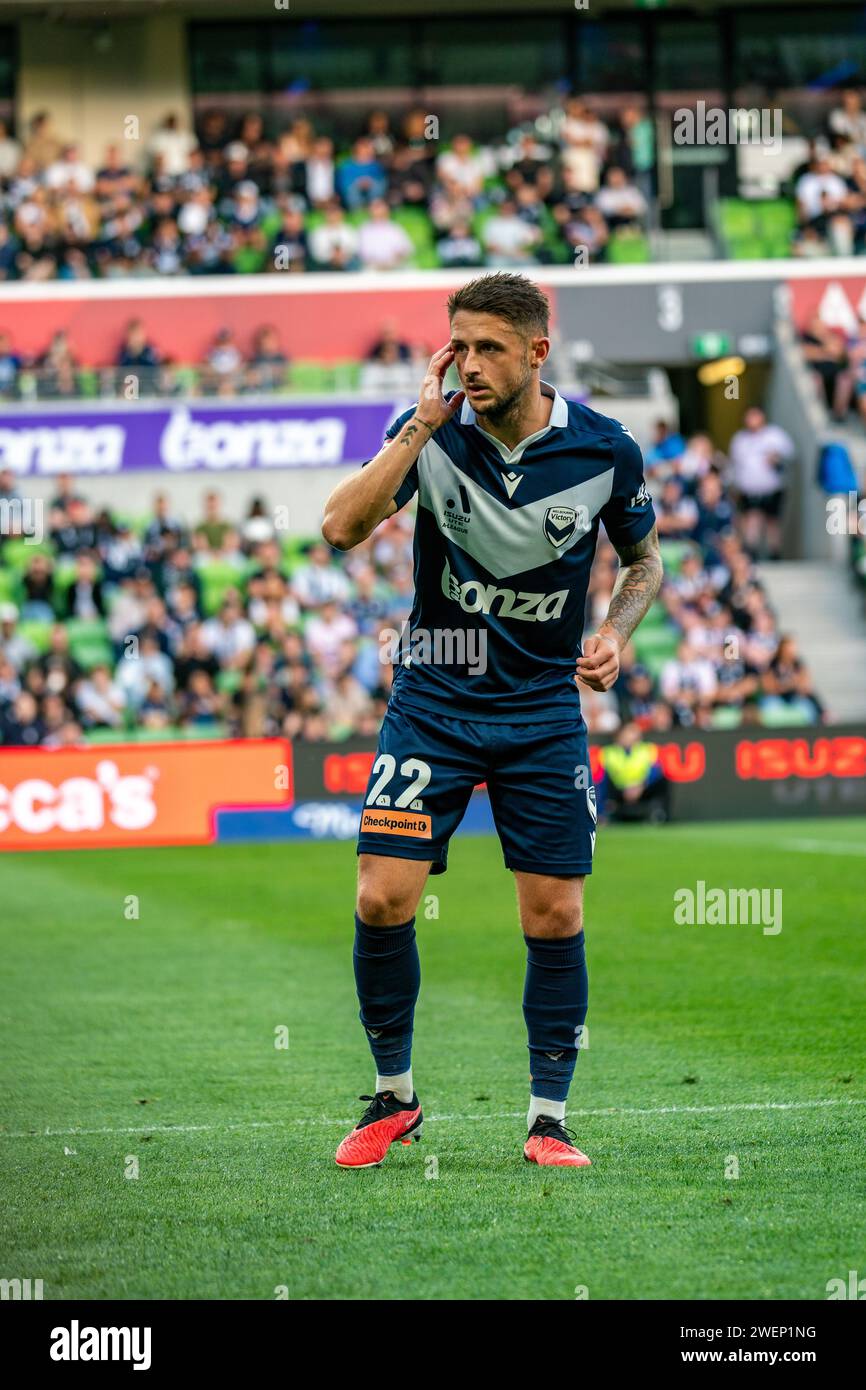 Goalkeeper throw in football hi-res stock photography and images - Alamy