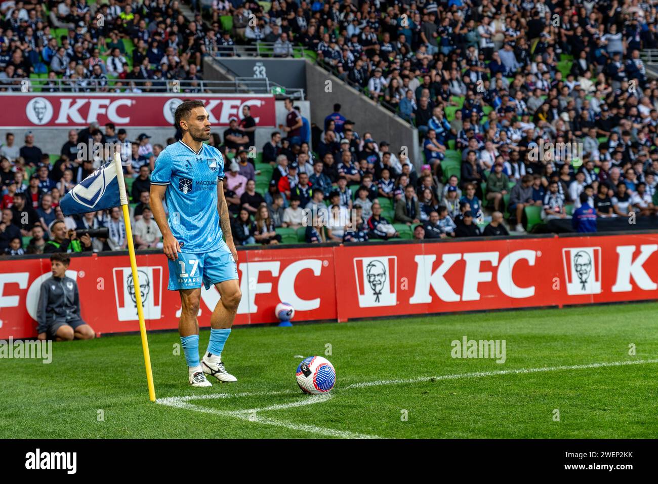 Melbourne, Australia. 26 January, 2024. Sydney FC Midfielder Anthony ...