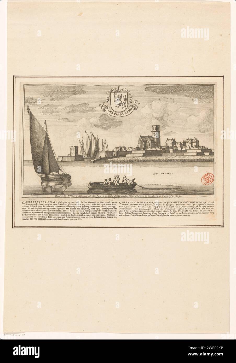 View of Geertruidenberg, Gaspar Bouttats, After Jan Peeters (1624-1678 ...