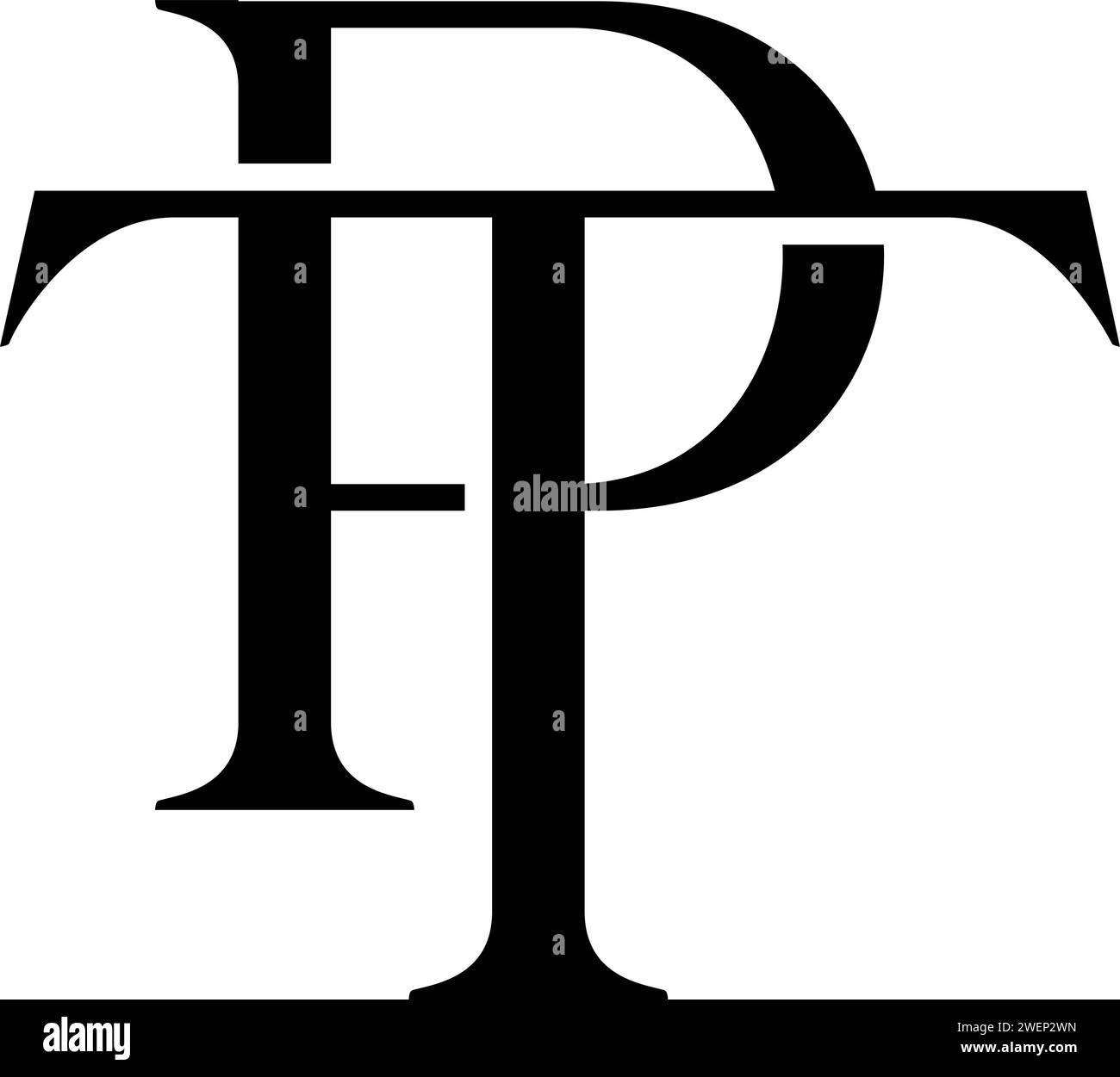 Vector PT, TP logo Stock Vector Image & Art - Alamy