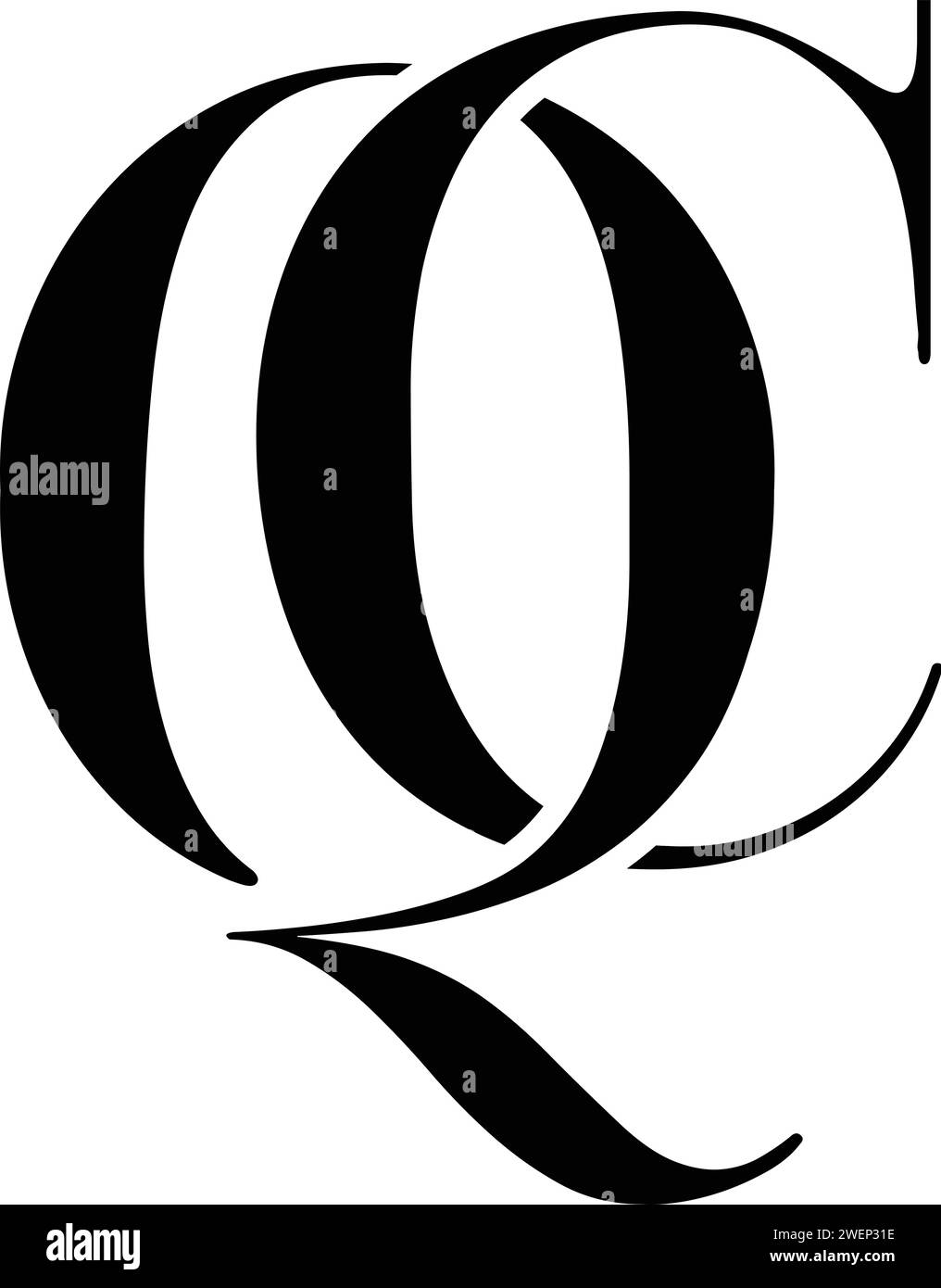 Vector QC logo Stock Vector Image & Art - Alamy