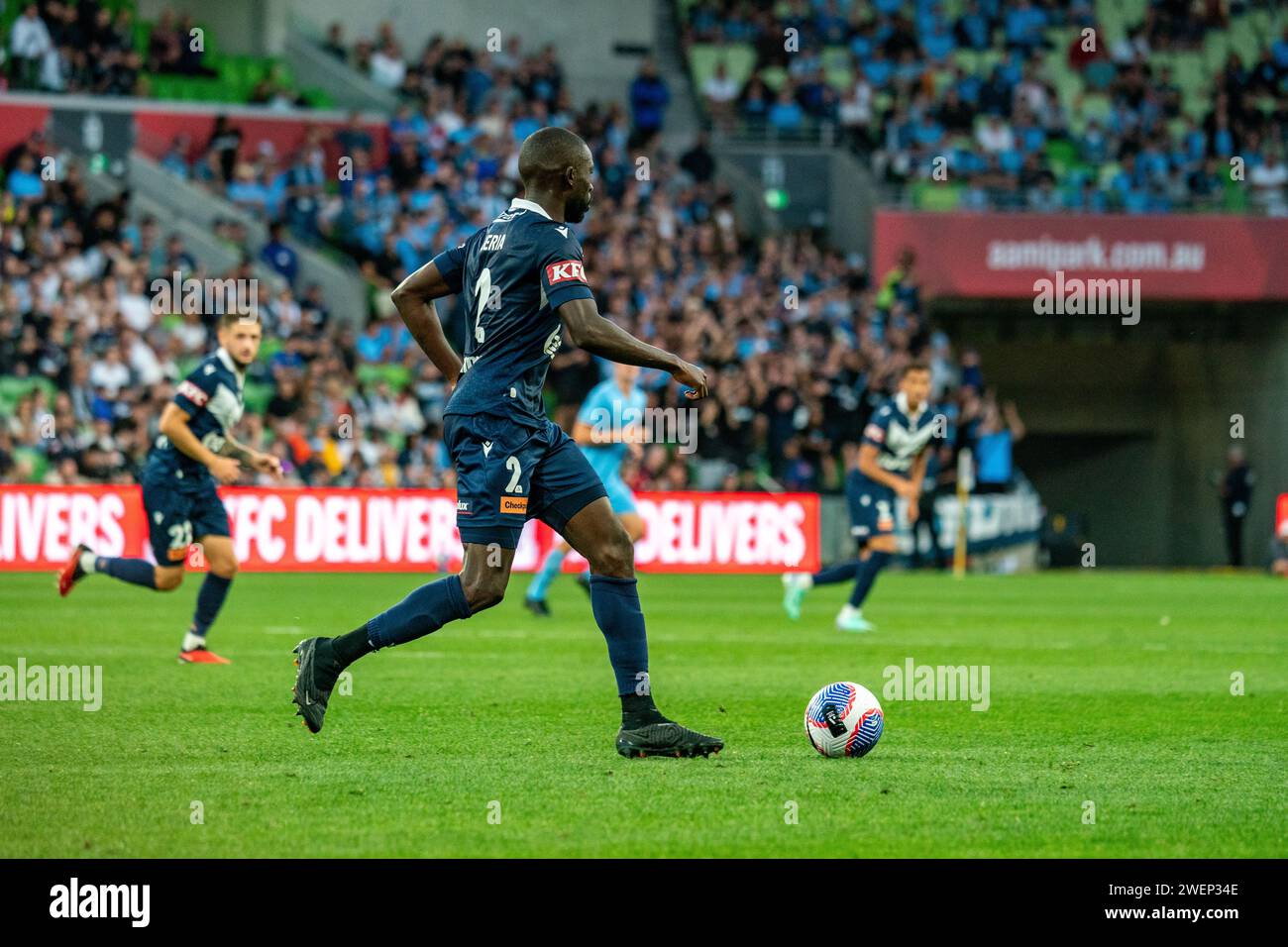 Melbourne, Australia. 26 January, 2024. Melbourne Victory FC Defender ...