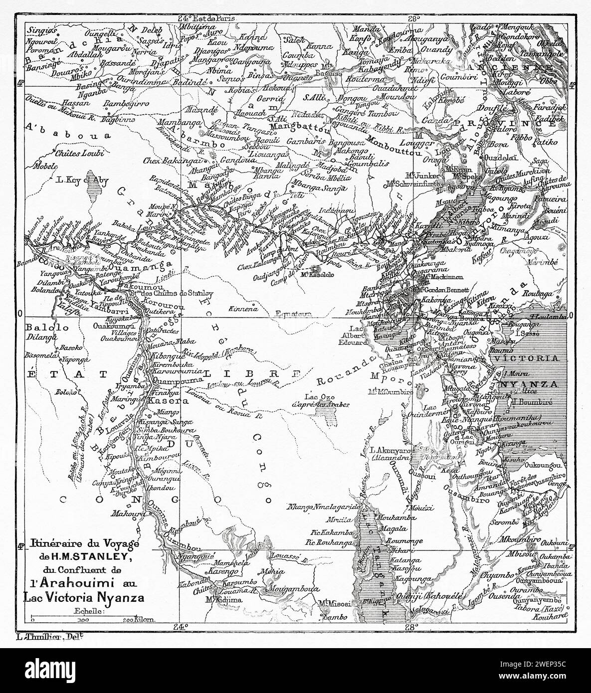 Map of africa 1886 hi-res stock photography and images - Alamy