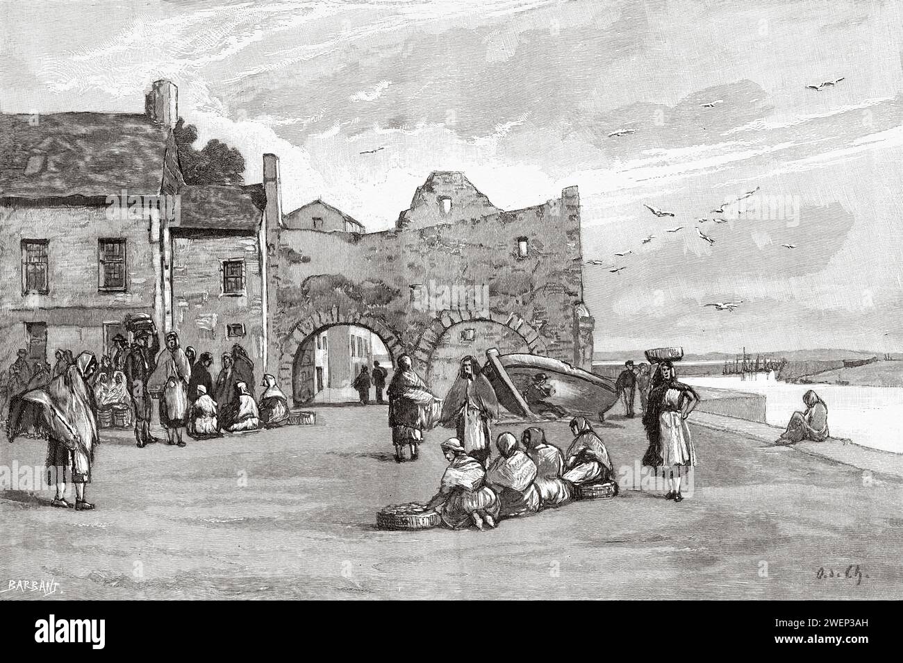 The old fish market in Galway, Republic of Ireland. Three Months In ...