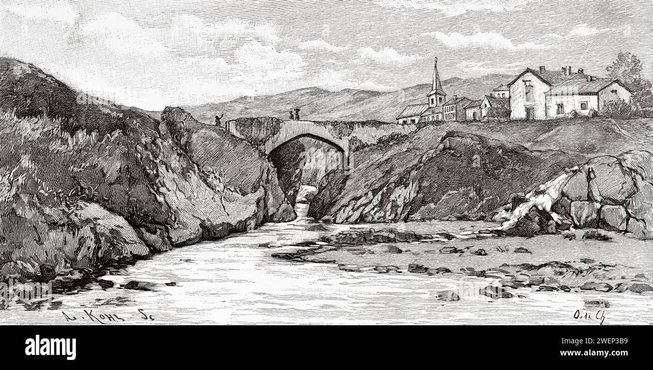 Old bridge of Clifden, Co. Galway. Republic of Ireland. Three Months In ...