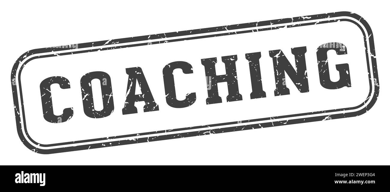 coaching stamp. coaching rectangular stamp isolated on white background Stock Vector Image & Art ...