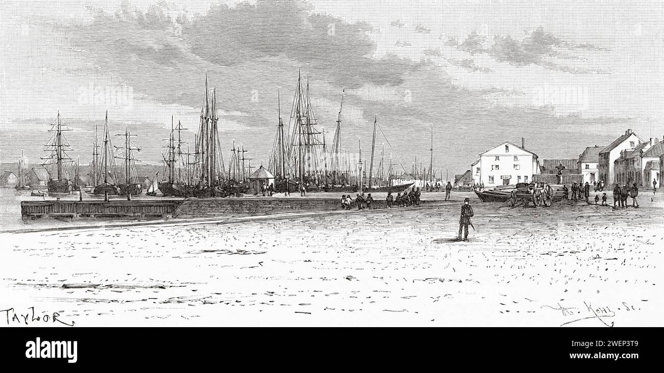 The Grand Barachois Lagoon, Saint-Pierre and Miquelon Island ...