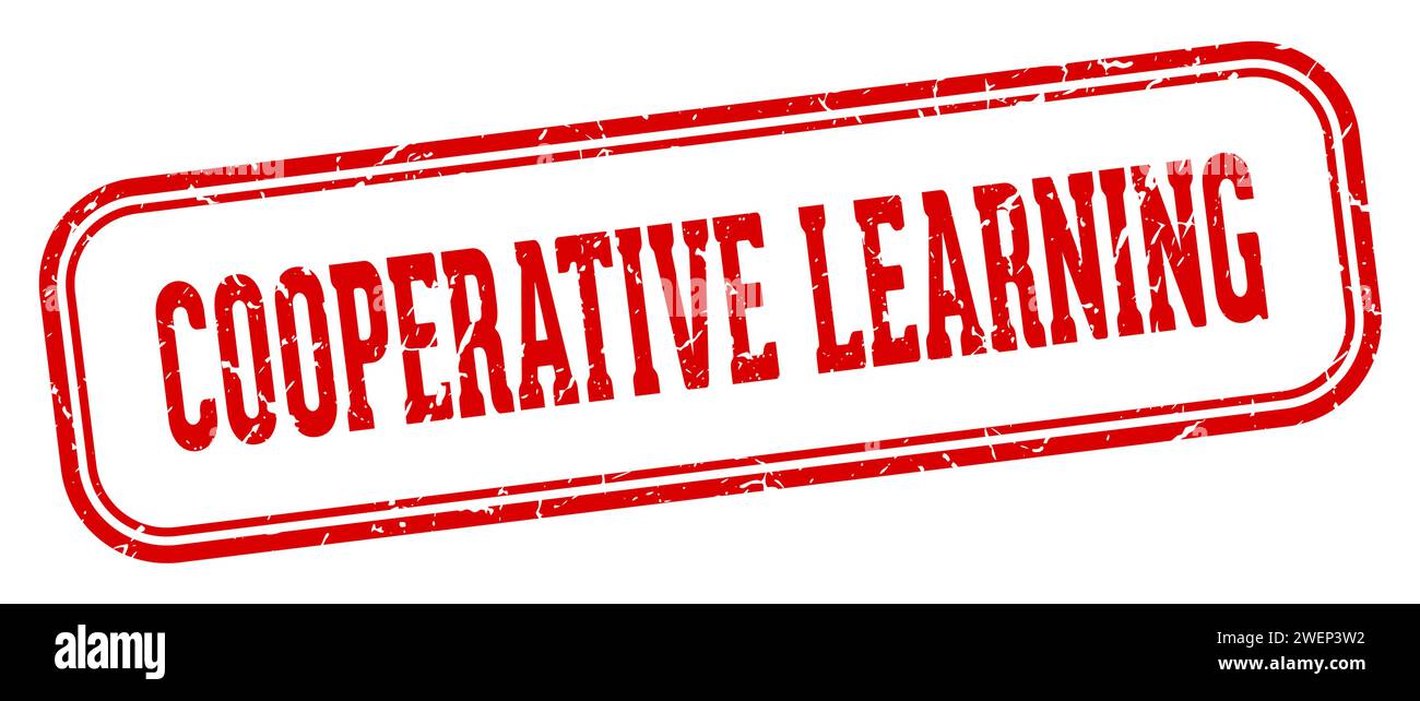 cooperative learning stamp. cooperative learning rectangular stamp ...