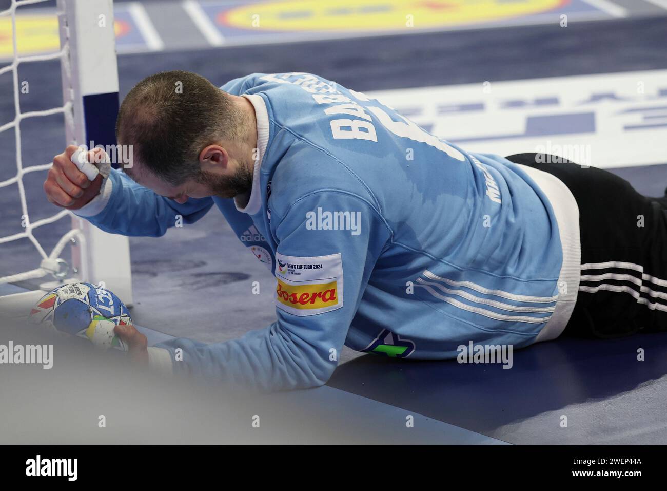 26.01.2024, Lanxess Arena, Koeln, GER, EHF Euro 2024, Men, Spiel um 5 ...