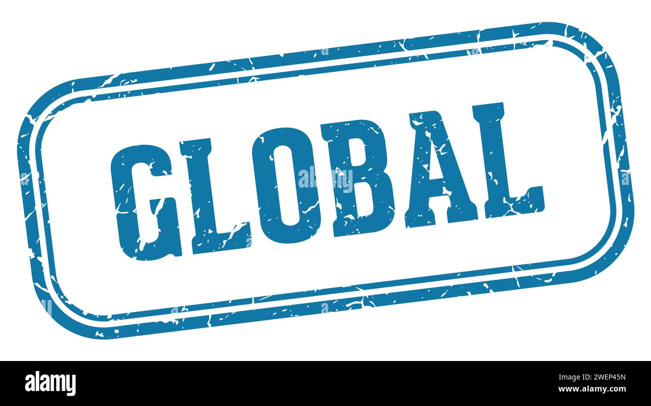 global stamp. global rectangular stamp isolated on white background ... global stamp. global rectangular stamp isolated on white background ...