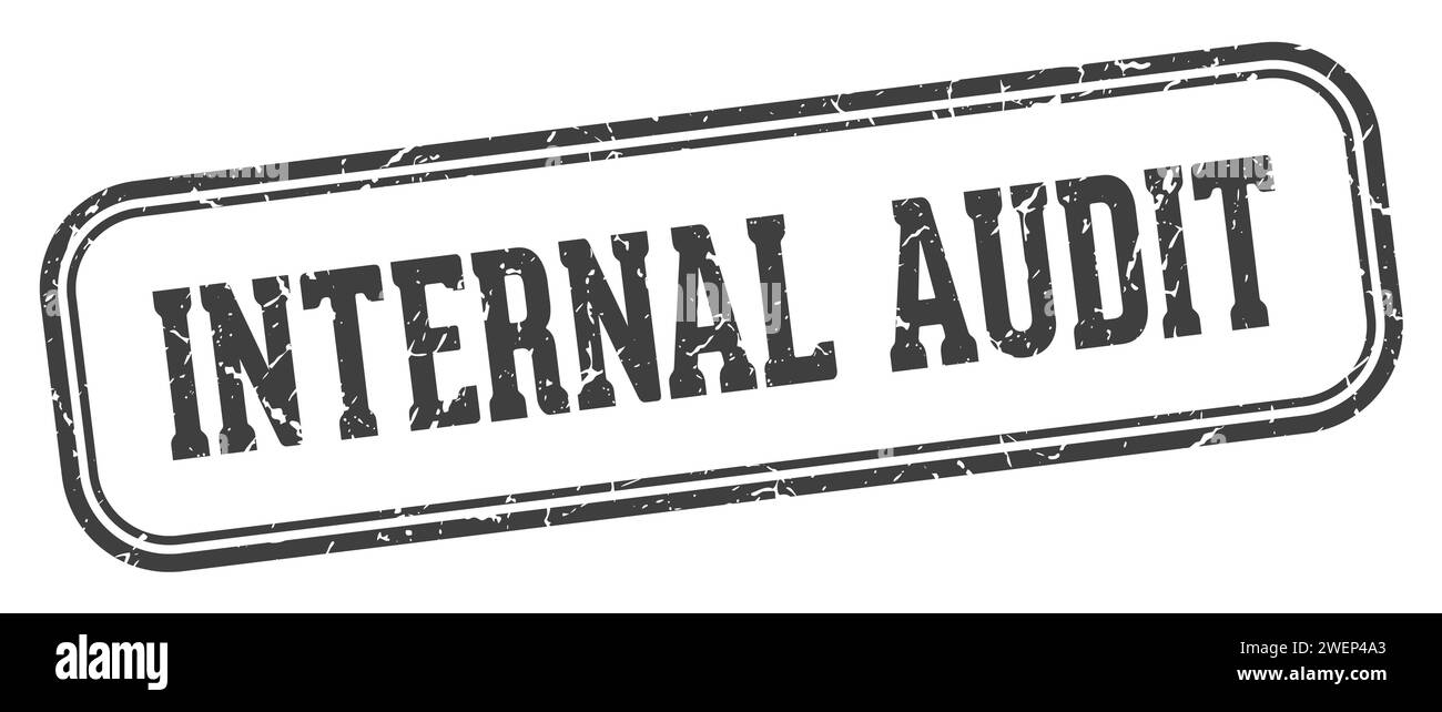 internal audit stamp. internal audit rectangular stamp isolated on ...