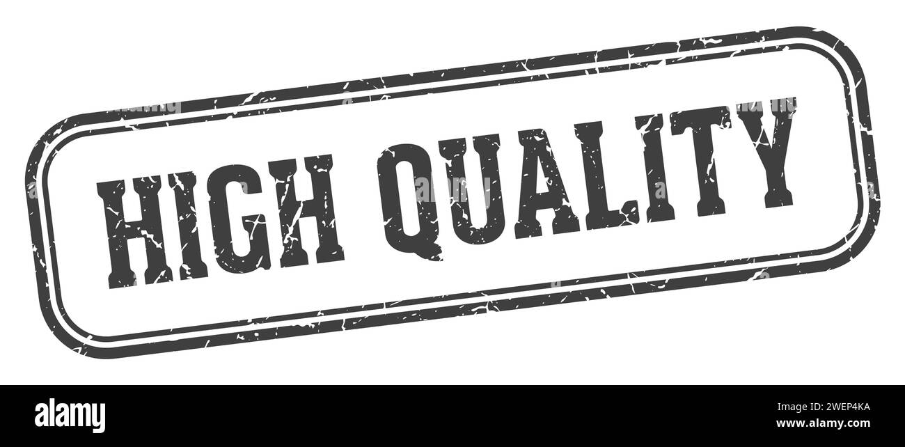 high quality stamp. high quality rectangular stamp isolated on white ...