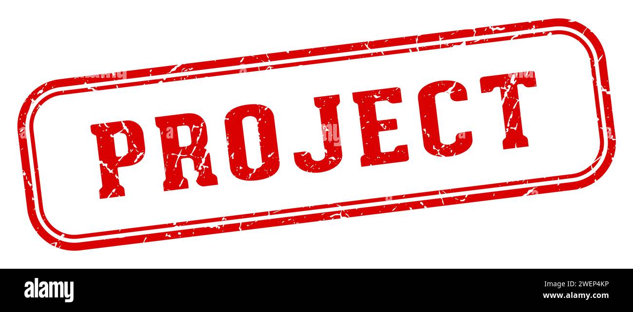 project stamp. project rectangular stamp isolated on white background Stock Vector Image & Art ...