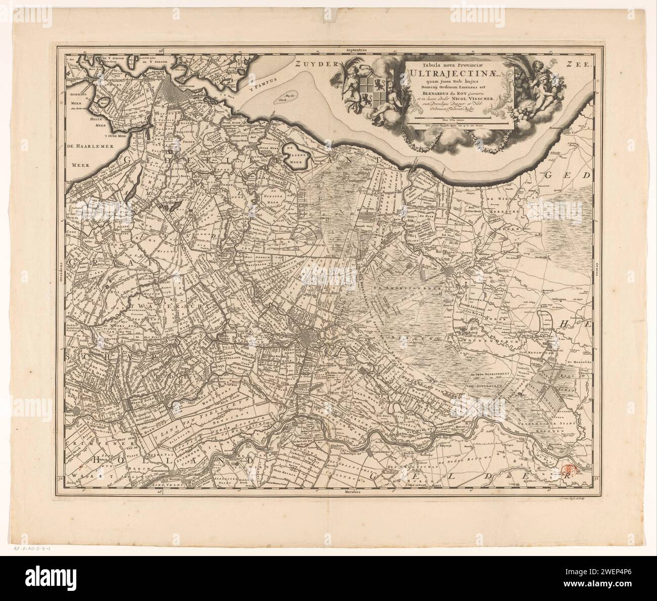 Map of the province of Utrecht, Luggert van Anse, in or after 1682 ...
