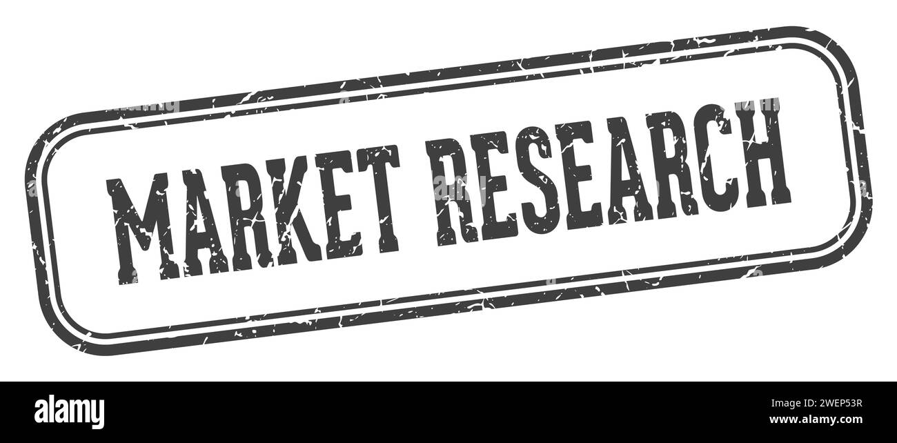 market research stamp. market research rectangular stamp isolated on ...